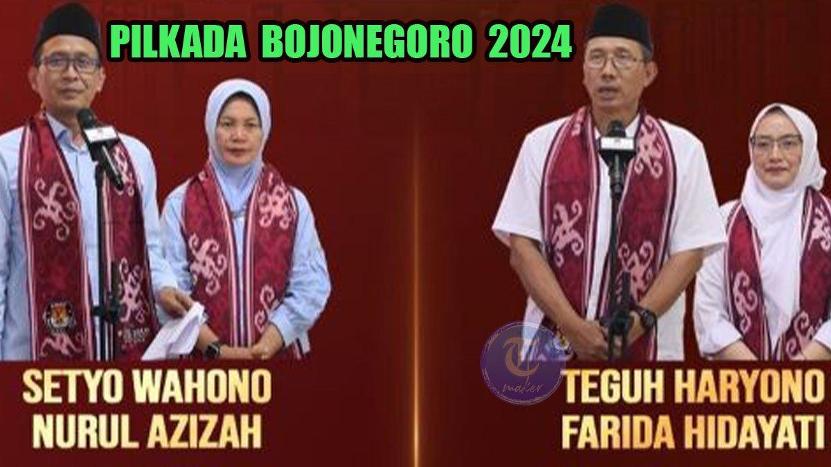 Survei Elektabilitas Pilkada Bojonegoro 2024, Wahono-Nurul vs Teguh-Farida Siapa Unggul Telak ...