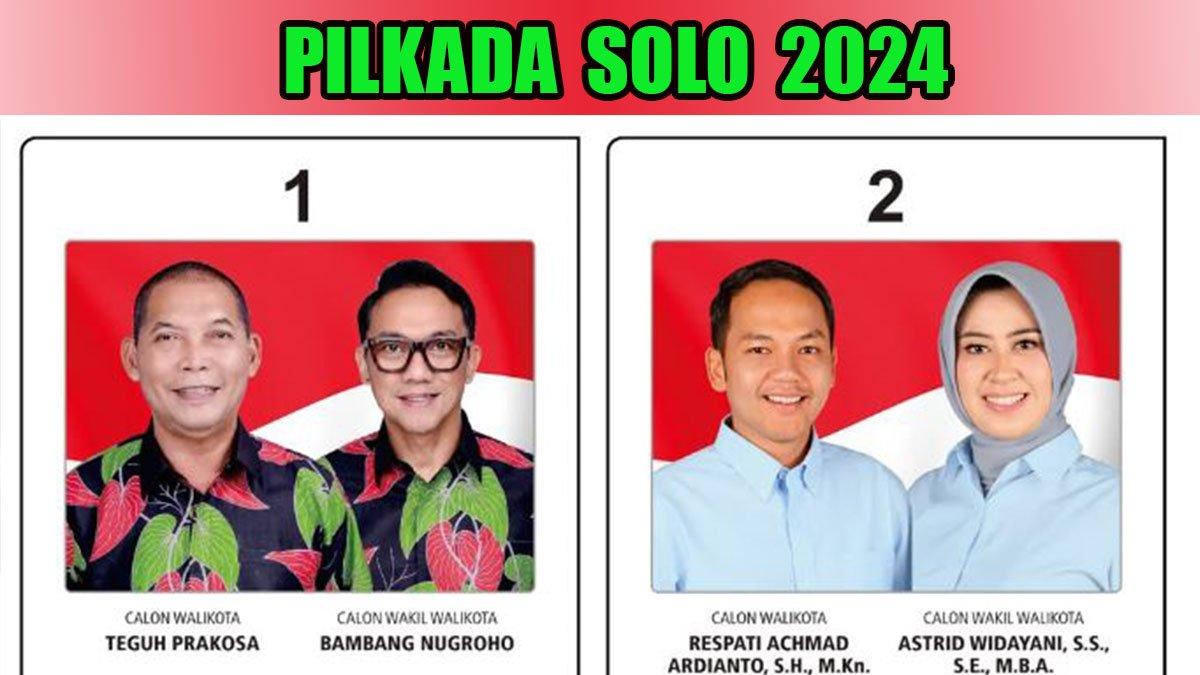 3 Survei Elektabilitas di Pilkada Solo 2024,Respati-Astrid Gencar Blusukan, Bagaimana Teguh ...