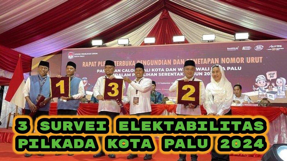 3 Survei Elektabilitas Pilkada Kota Palu 2024, Hadianto vs Hidayat vs Wartabone, Siapa Terkuat ...