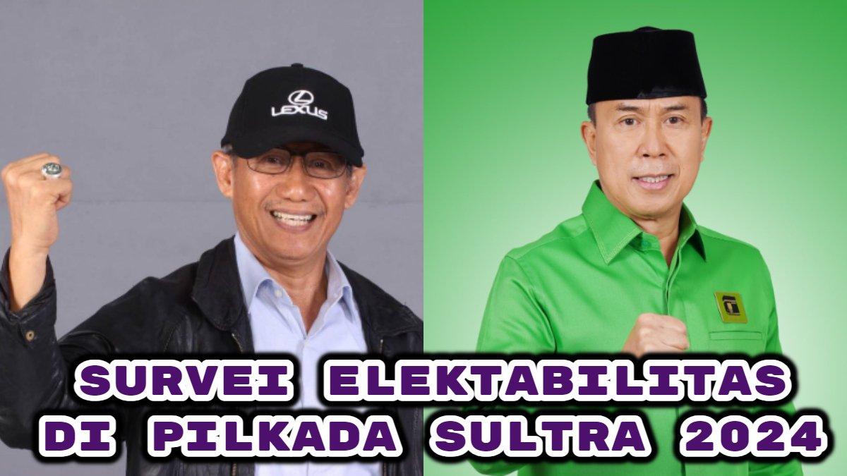 4 Survei Pilkada Sultra 2024, Lukman Abunawas vs Andi Sumangerukka, Terjawab Elektabilitas ...