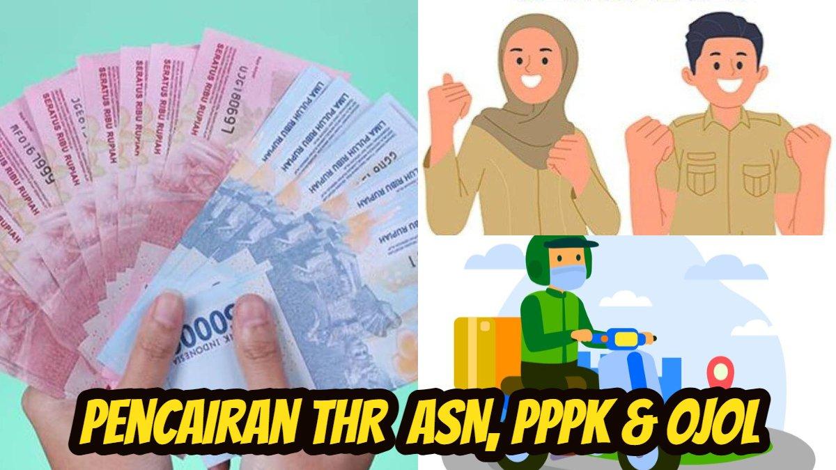 Tanggal Pencairan THR untuk ASN, PPPK & Driver Ojol, Ini Cara Perhitungan Besaran Nominal ...