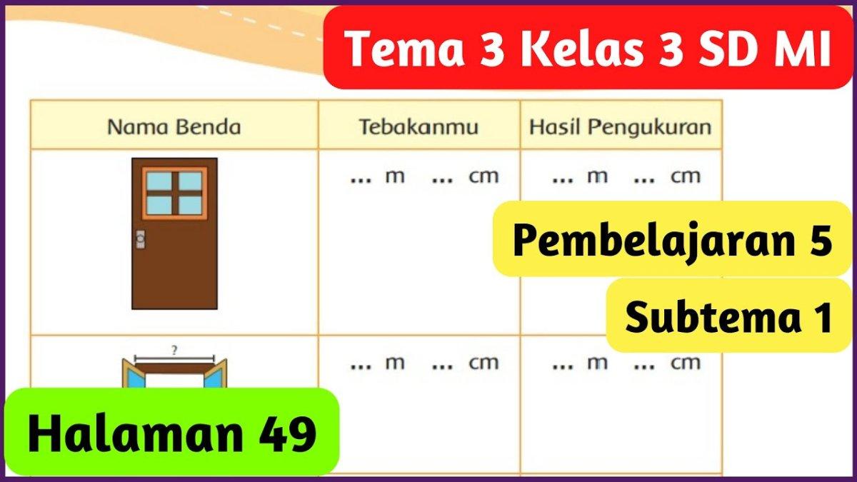 Soal & Kunci Jawaban Tema 3 Kelas 3 SD Halaman 49 50 dan 51: Keuntungan dalam Melakukan ...
