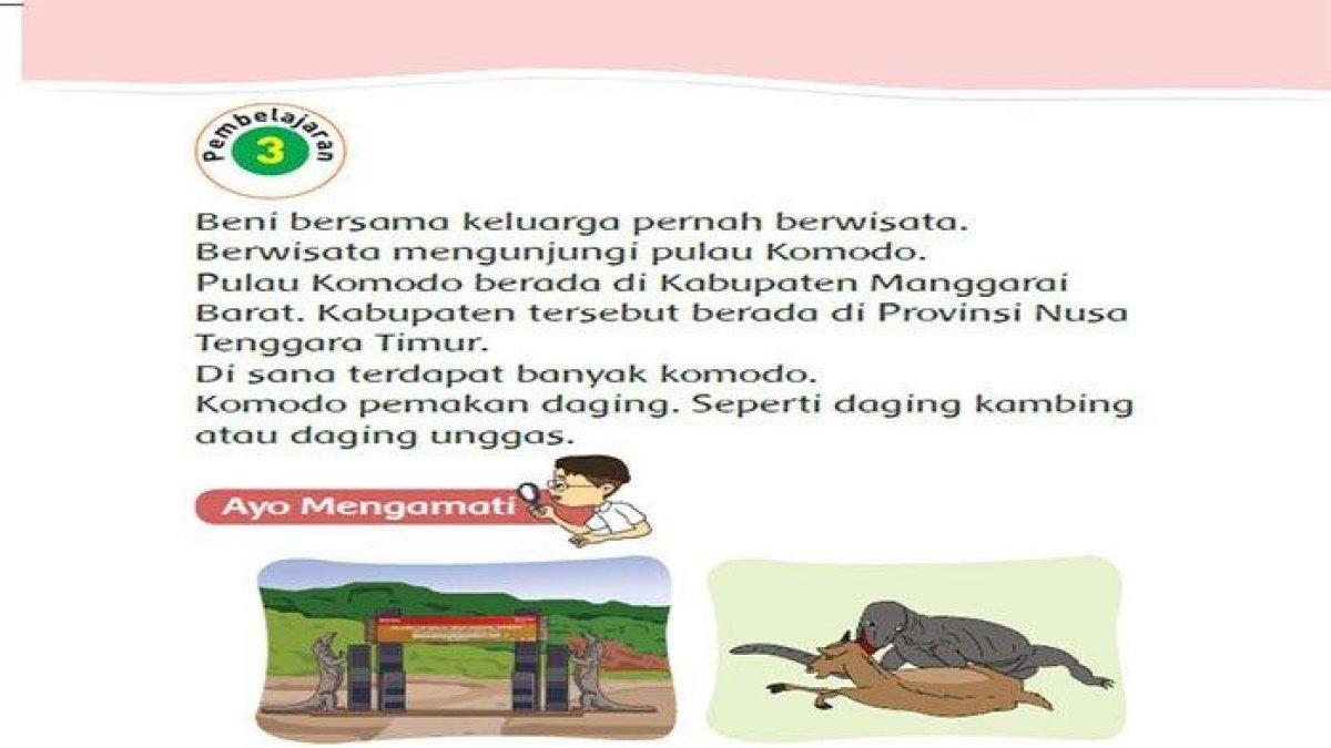 Soal & Kunci Jawaban Tematik 5 Subtema 4 Kelas 2 SD Pembelajaran 3 Halaman 188 189 190 191 192 ...