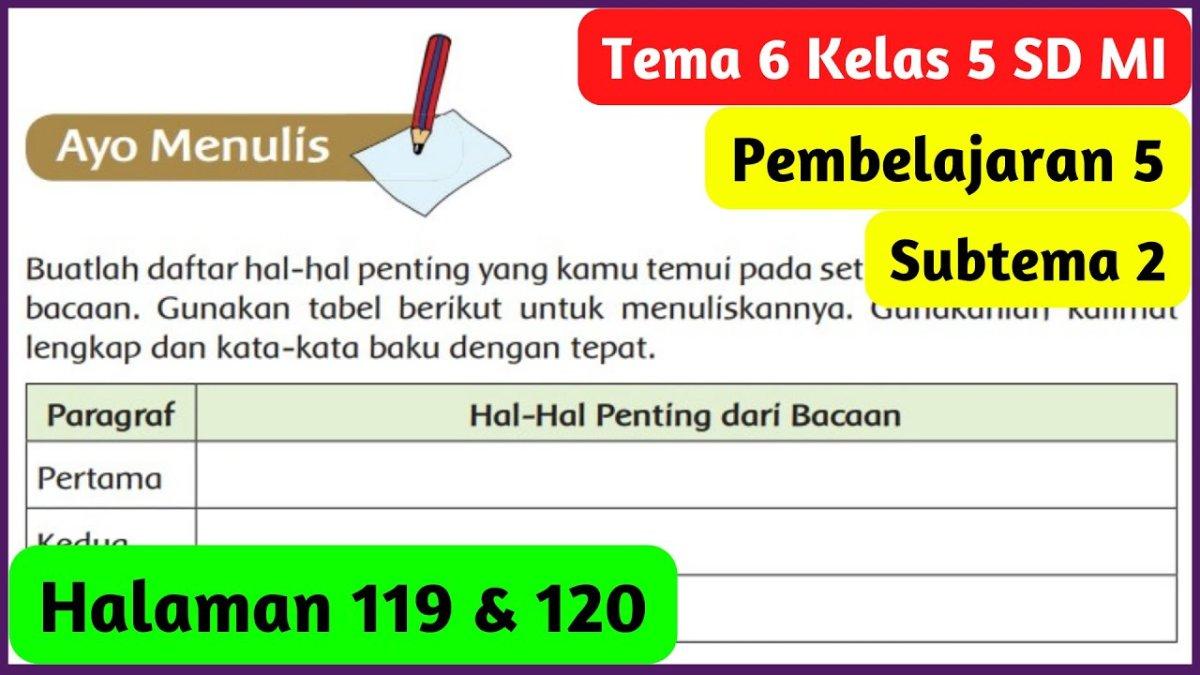 Soal & Kunci Jawaban Tema 6 Kelas 5 SD Halaman 118 119 120 121 122: Perpindahan Panas secara ...