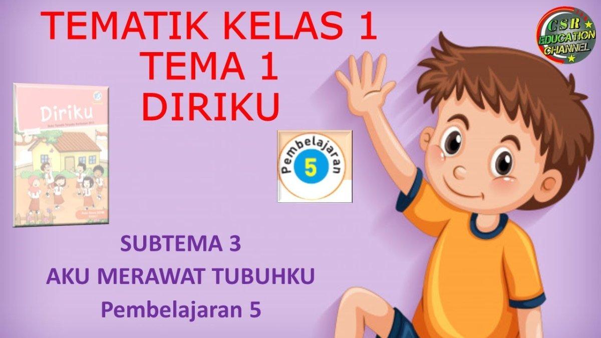 Soal & Kunci Jawaban Tematik 1 Subtema 3 Kelas 1 SD Pembelajaran 5 Halaman 104 106 107 ...