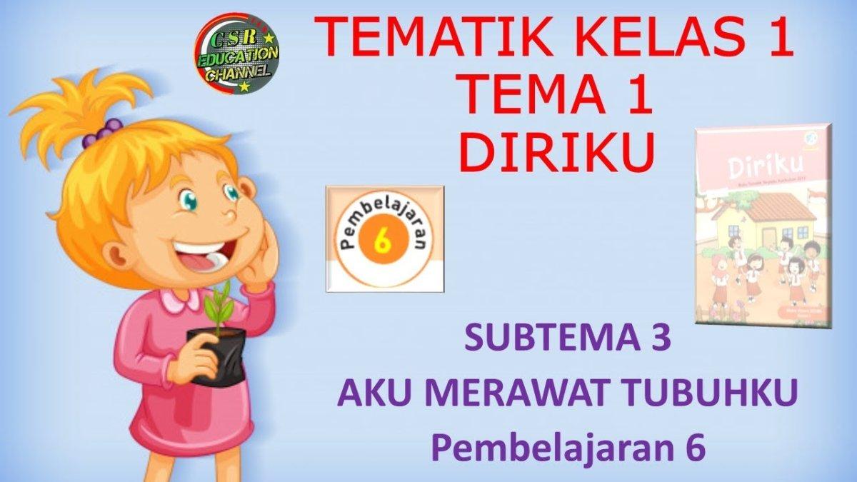 Soal & Kunci Jawaban Tematik 1 Subtema 3 Kelas 1 SD Pembelajaran 6 Halaman 109 dan 110 ...