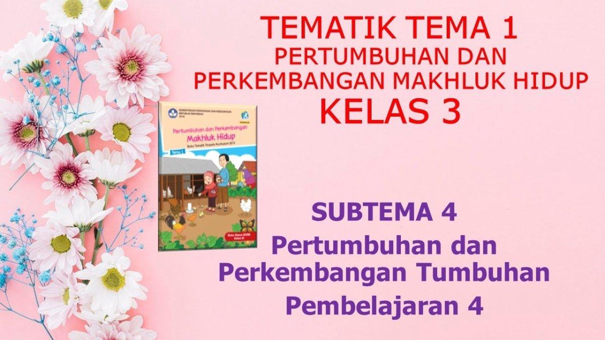 Soal & Kunci Jawaban Tematik 1 Subtema 4 Kelas 3 SD Pembelajaran 4 Halaman 168 169 dan 172 ...