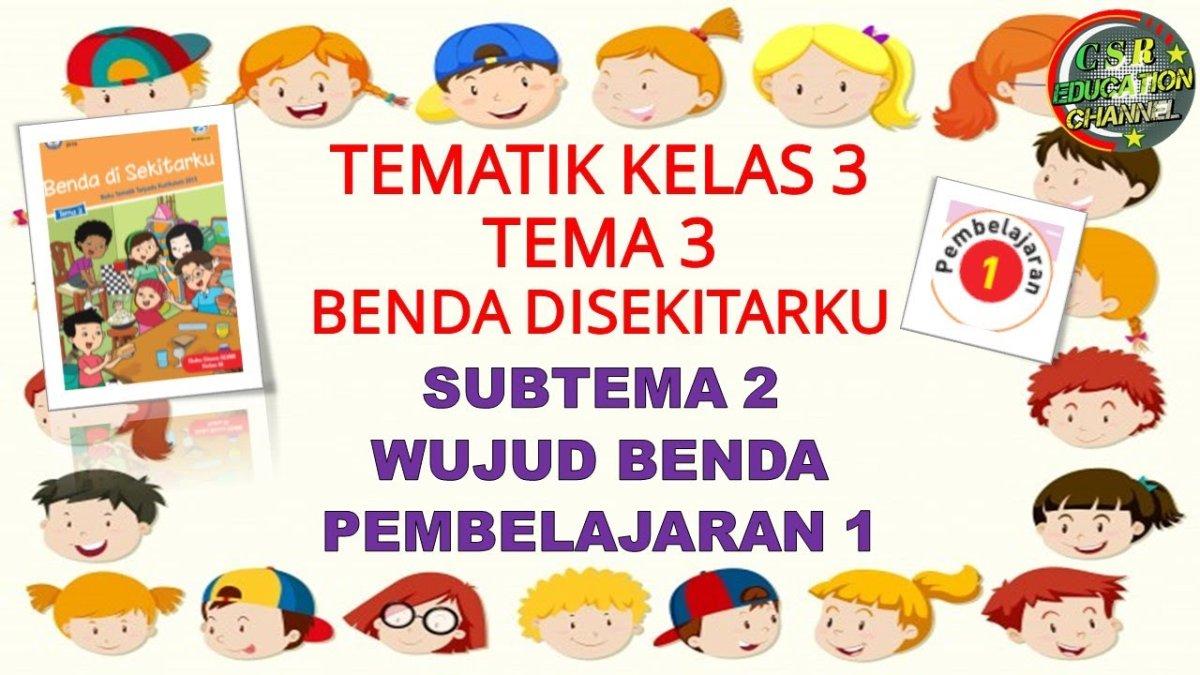 Soal & Kunci Jawaban Tematik 3 Subtema 2 Kelas 3 SD Pembelajaran 1 Halaman 61 62 65 66 dan 67 ...