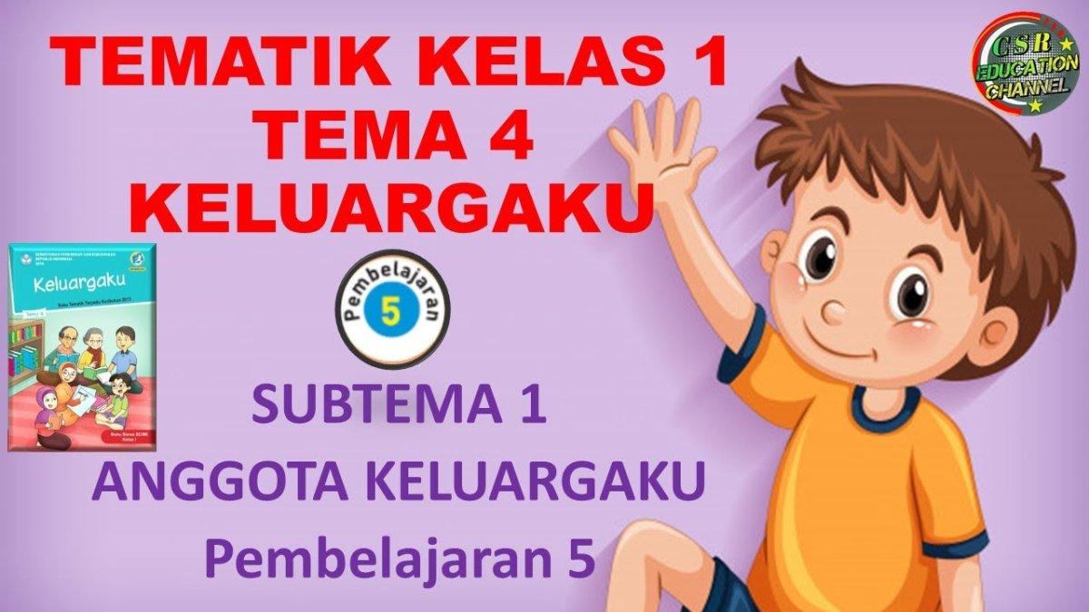 Soal & Kunci Jawaban Tematik 4 Subtema 1 Kelas 1 SD Pembelajaran 5 Halaman 30 31 dan 32 ...