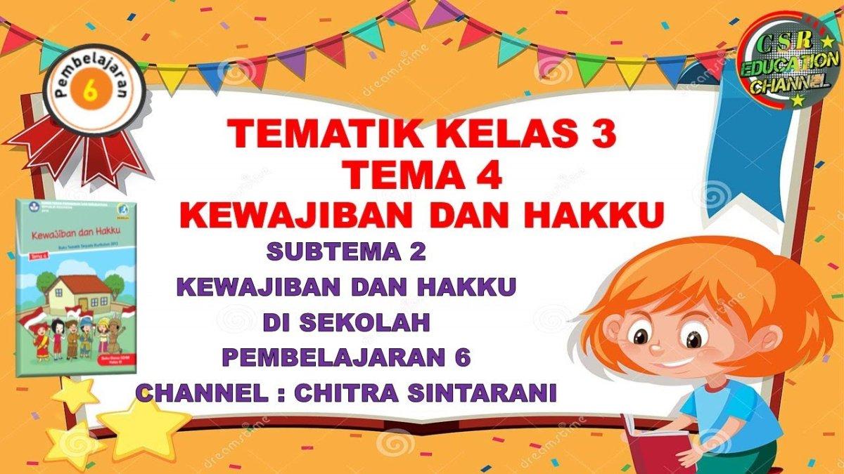 Soal & Kunci Jawaban Tematik 4 Subtema 2 Kelas 3 SD Pembelajaran 6 Halaman 84 85 86 87 dan 89 ...