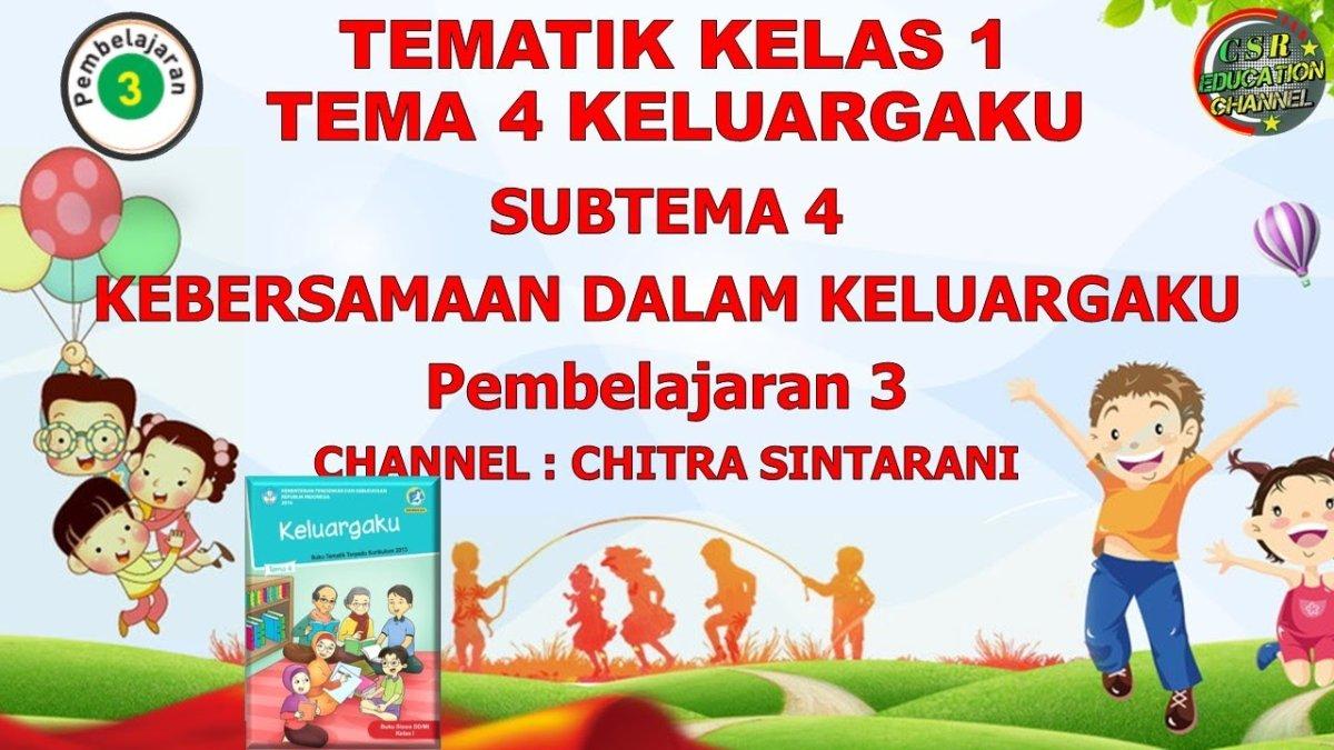 Soal & Kunci Jawaban Tematik 4 Subtema 4 Kelas 1 SD Pembelajaran 3 Halaman 141 142 143 144 145 ...