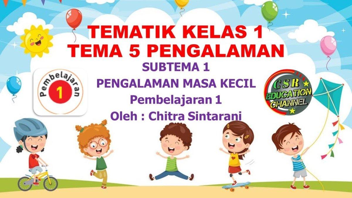 Soal & Kunci Jawaban Tematik 5 Subtema 1 Kelas 1 SD Pembelajaran 1 Halaman 6 7 dan 8 - Halaman 2 ...