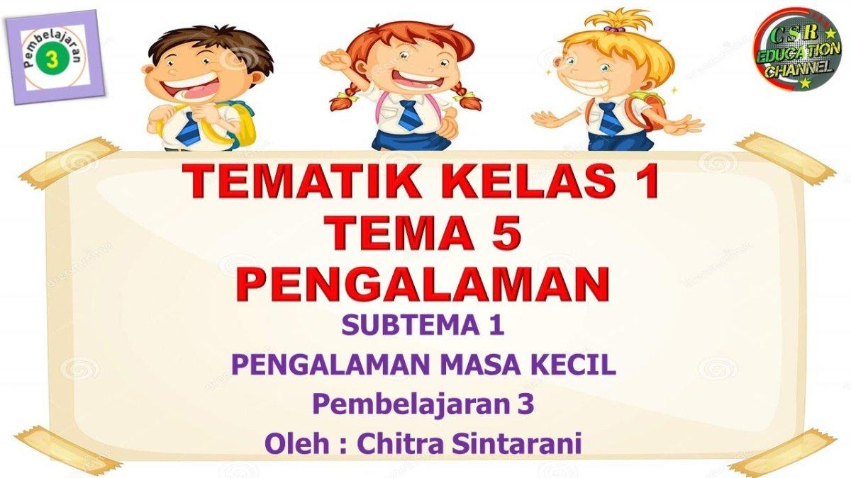 Soal & Kunci Jawaban Tematik 5 Subtema 1 Kelas 1 SD Pembelajaran 3 Halaman 16 18 21 dan 23 ...