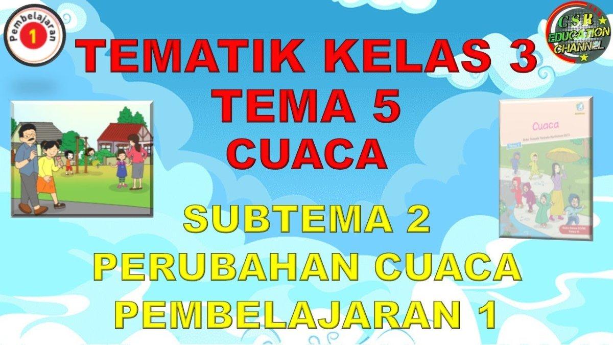 Soal & Kunci Jawaban Tematik 5 Subtema 2 Kelas 3 SD Pembelajaran 1 Halaman 50 51 55 dan 56 ...
