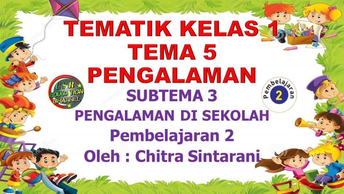 Soal & Kunci Jawaban Tematik 5 Subtema 3 Kelas 1 SD Pembelajaran 2 Halaman 110 111 dan 112 ...