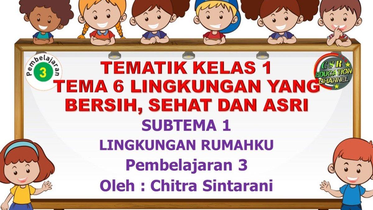 Soal & Kunci Jawaban Tematik 6 Subtema 1 Kelas 1 SD Pembelajaran 3 Halaman 16 17 18 19 22 dan 23 ...