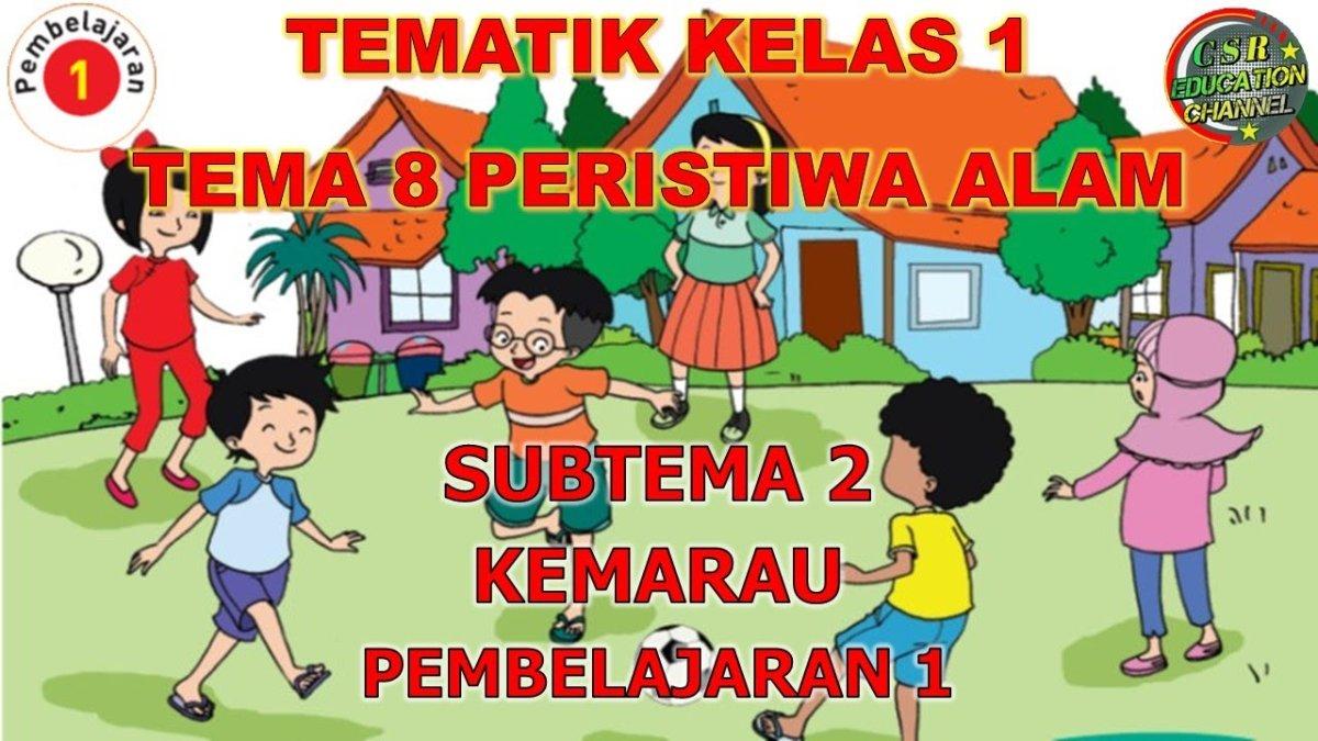 Soal & Kunci Jawaban Tematik 8 Subtema 2 Kelas 1 SD Pembelajaran 1 Halaman 63 dan 64 ...