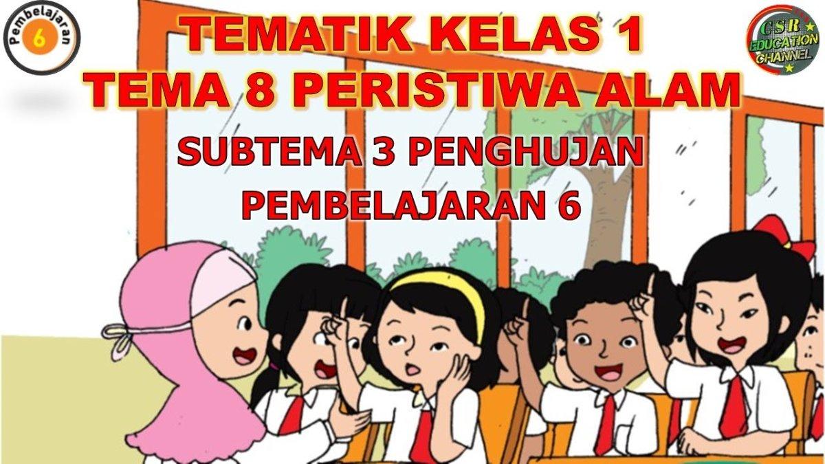 Soal & Kunci Jawaban Tematik 8 Subtema 3 Kelas 1 SD Pembelajaran 6 Halaman 147 148 152 dan 154 ...