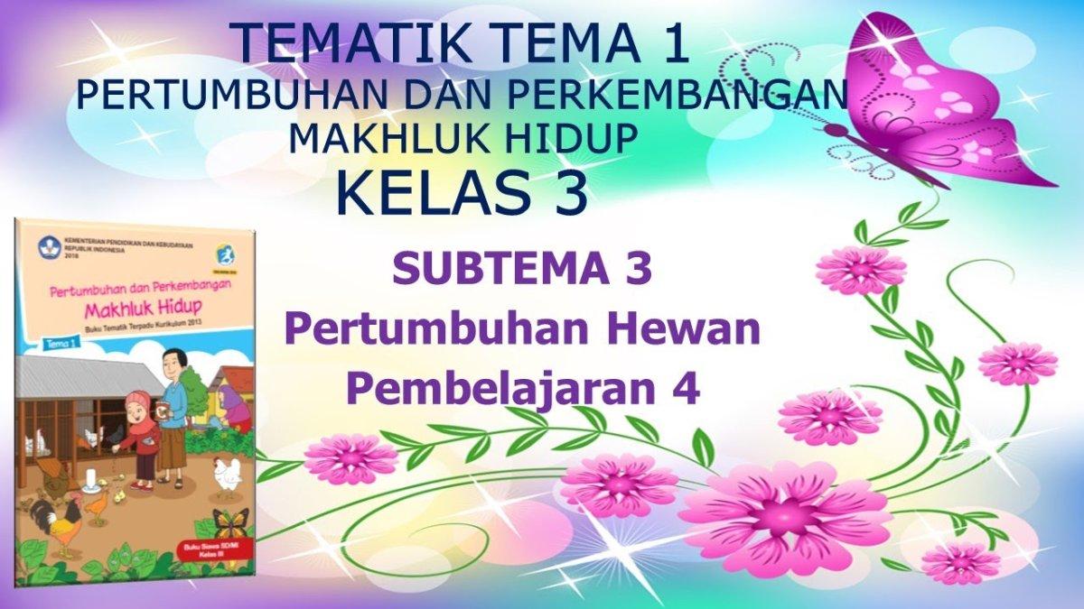 Soal & Kunci Jawaban Tematik 1 Subtema 3 Kelas 3 SD Pembelajaran 4 Halaman 116-23 ...