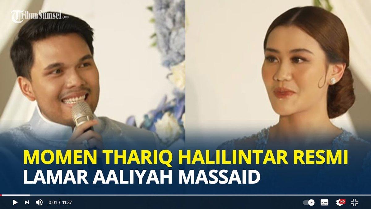 'Jadi yang Terakhir' Momen Haru Thariq Halilintar Lamar Aaliyah Massaid, Putri Reza Artamevia ...