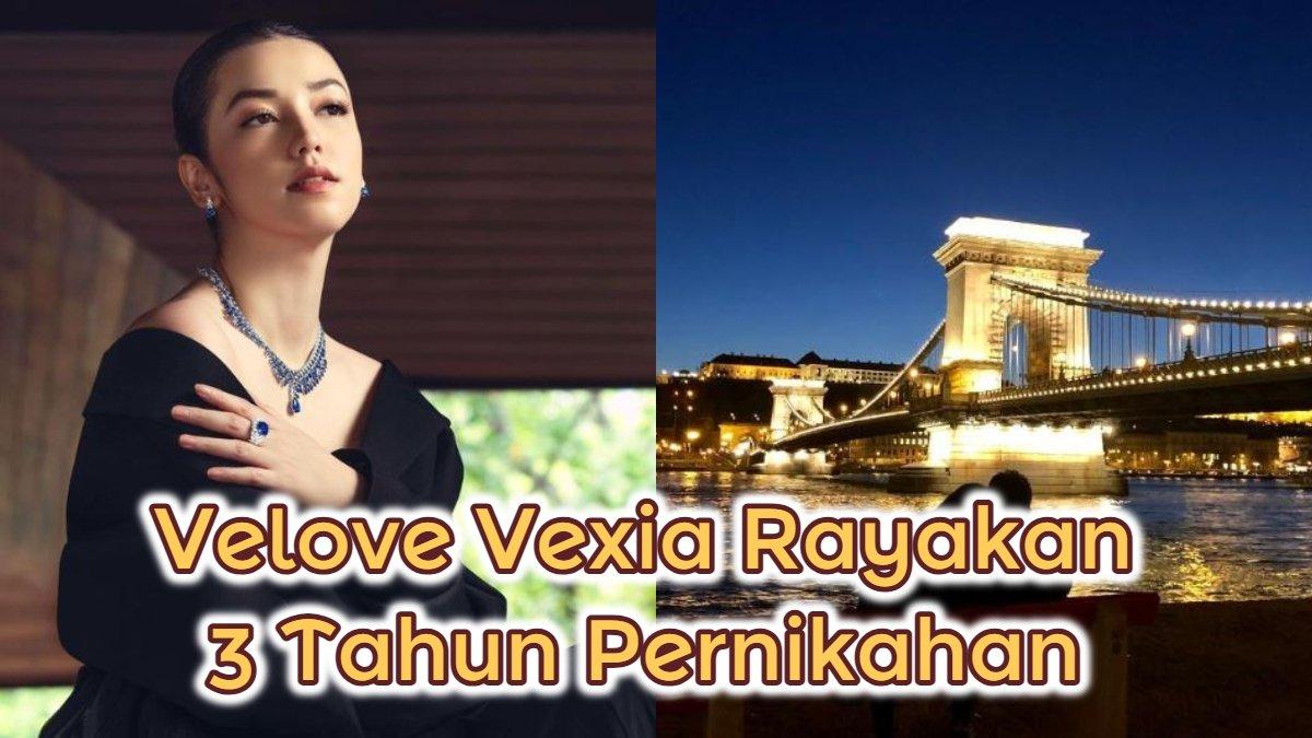 Velove Vexia Rayakan 3 Tahun Pernikahan dengan Zakry Sulisto, Penggemar ...