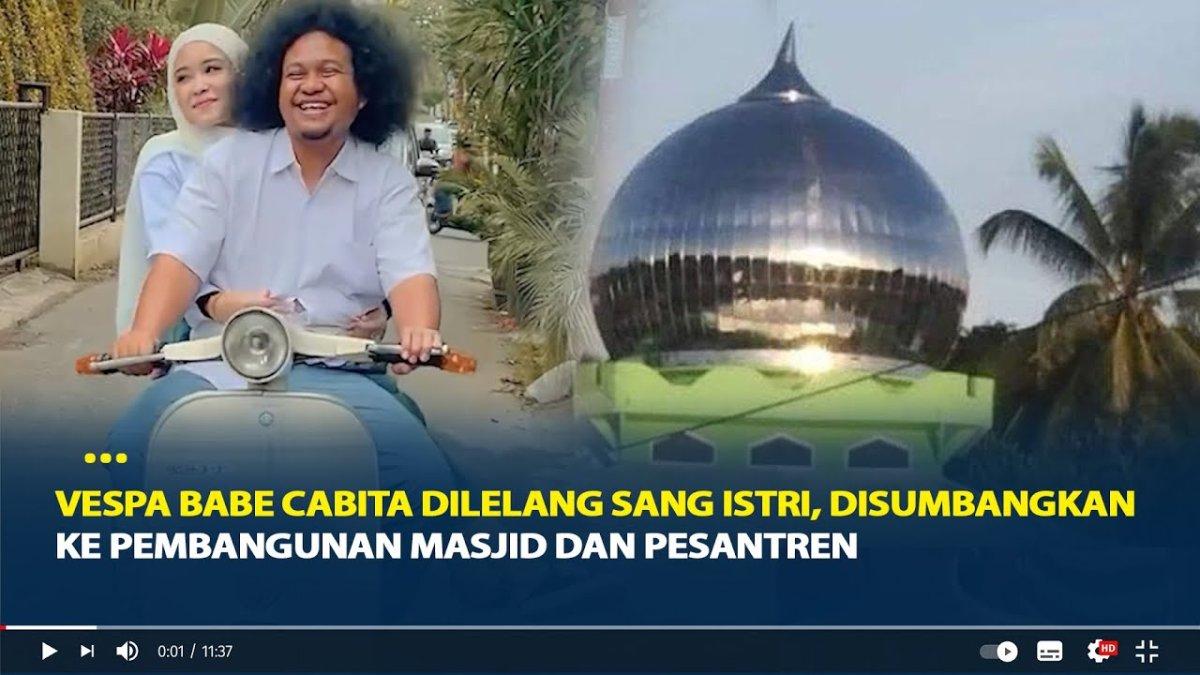 Vespa Kesayangan Babe Cabita Dilelang dari Rp 70 Juta, Gilang Pramana Siap Rp 150 juta ...