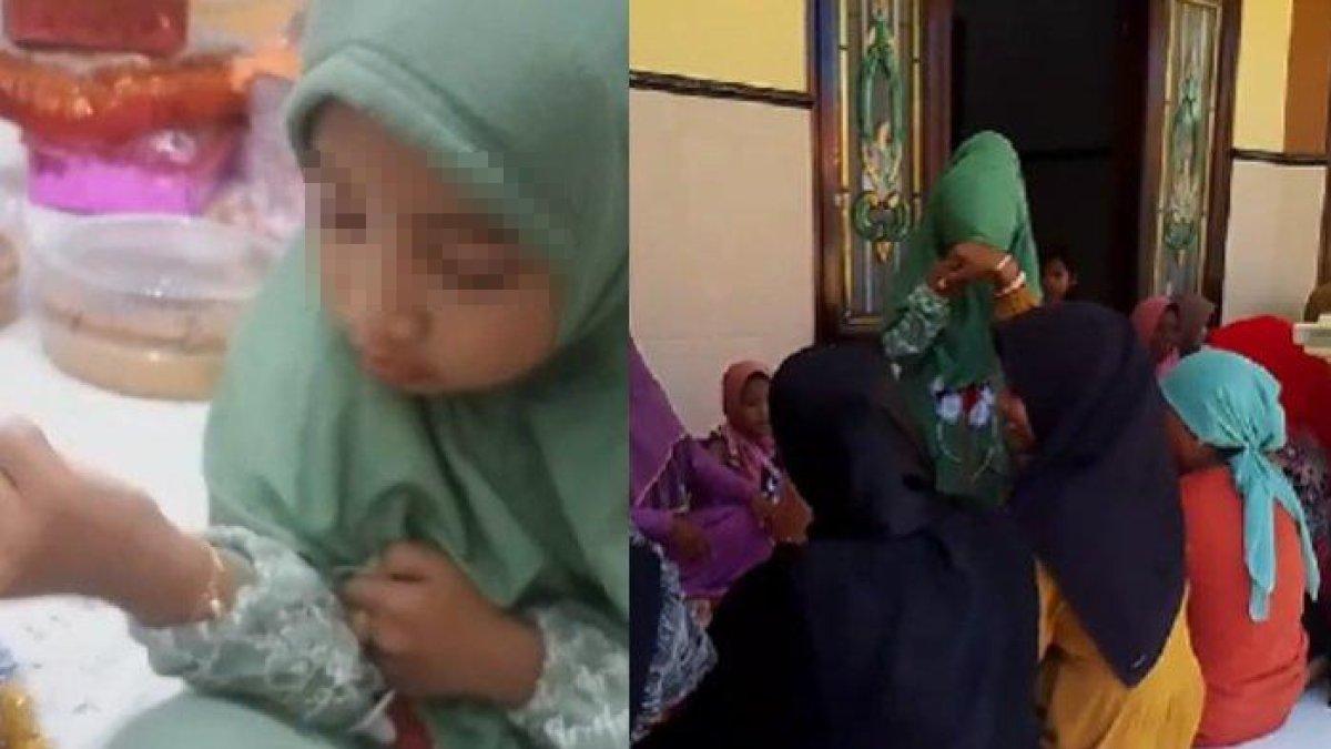 'Kecil-kecil Mau Bersuami', Viral Anak 4 Tahun Sudah Bertunangan, Nazar Orang Tua Saat di Arab ...