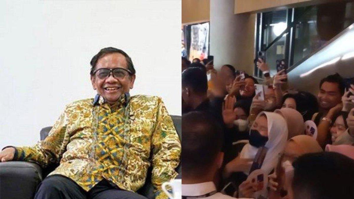 'Pak! Pak!' Mahfud MD Diteriaki Rombongan Anak Muda, Seorang Wanita ...