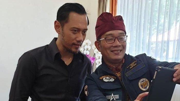 POPULER Penampilan AHY Curi Perhatian saat Foto Bareng Ridwan Kamil ...