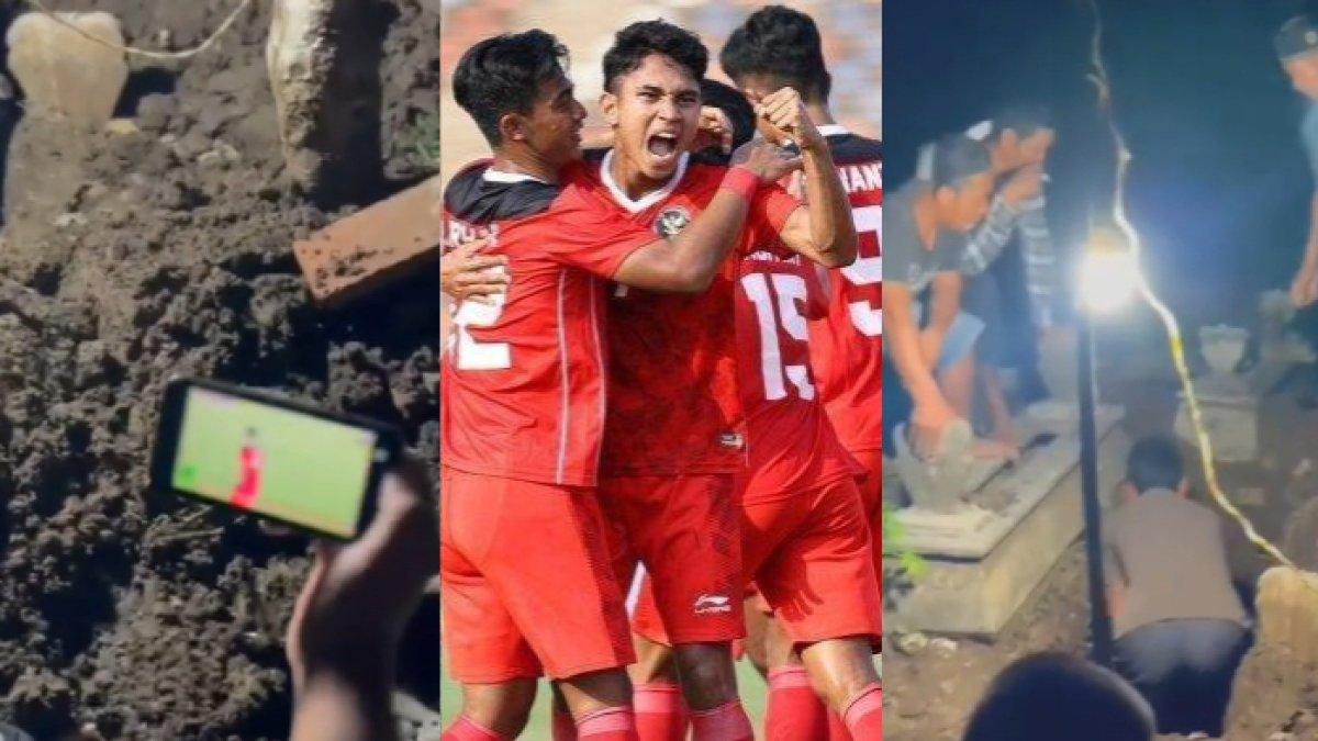 VIRAL! Demi Dukung SEA Games 2023 Indonesia Vs Thailand, Bapak-bapak ...