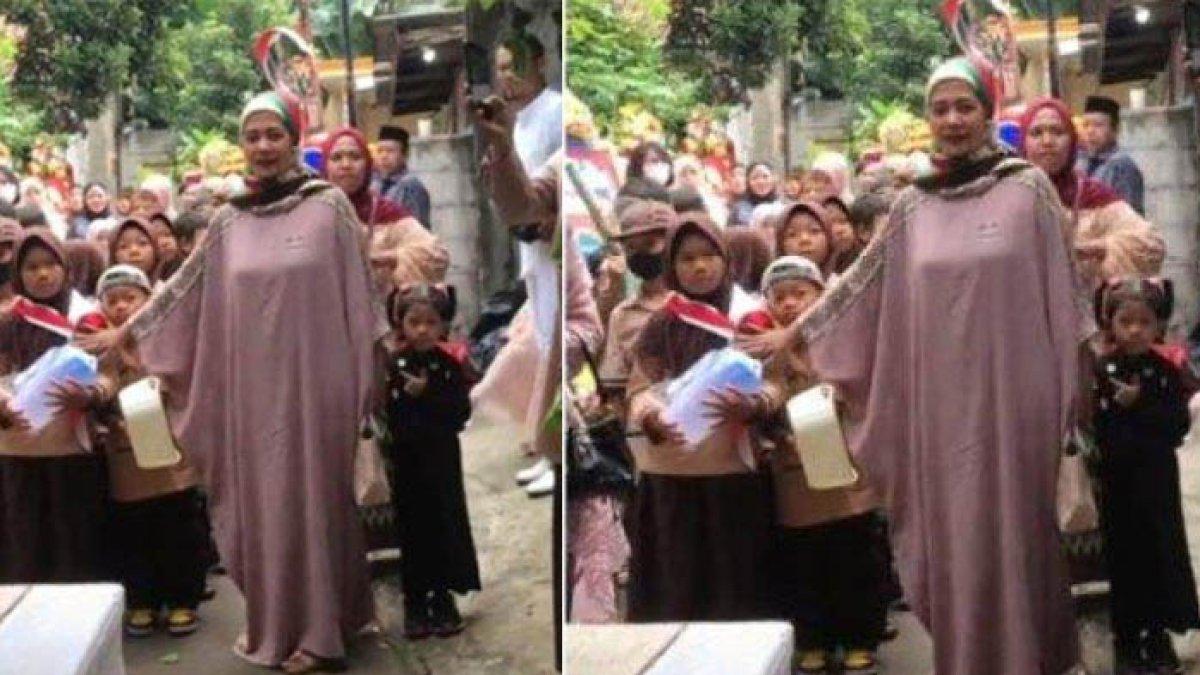 'Nggak Nyangka' Hadiri Nikahan Guru, Siswa SDN Rangunan 12 Kompak Bawa ...