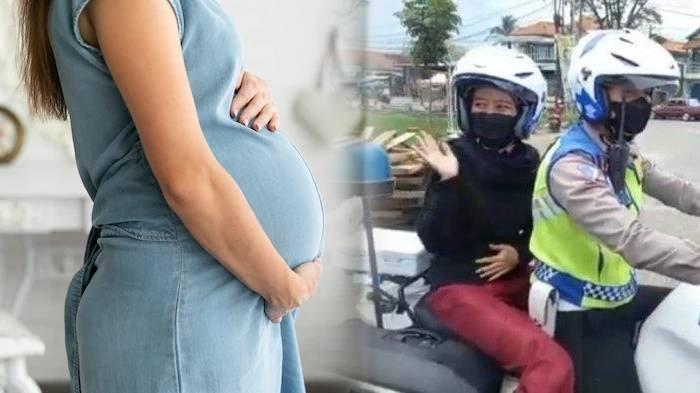 Ibu Hamil Ngidam Dibonceng Naik Motor Gede, Nekat Datangi Kantor Polisi untuk Pinjam, Ini ...