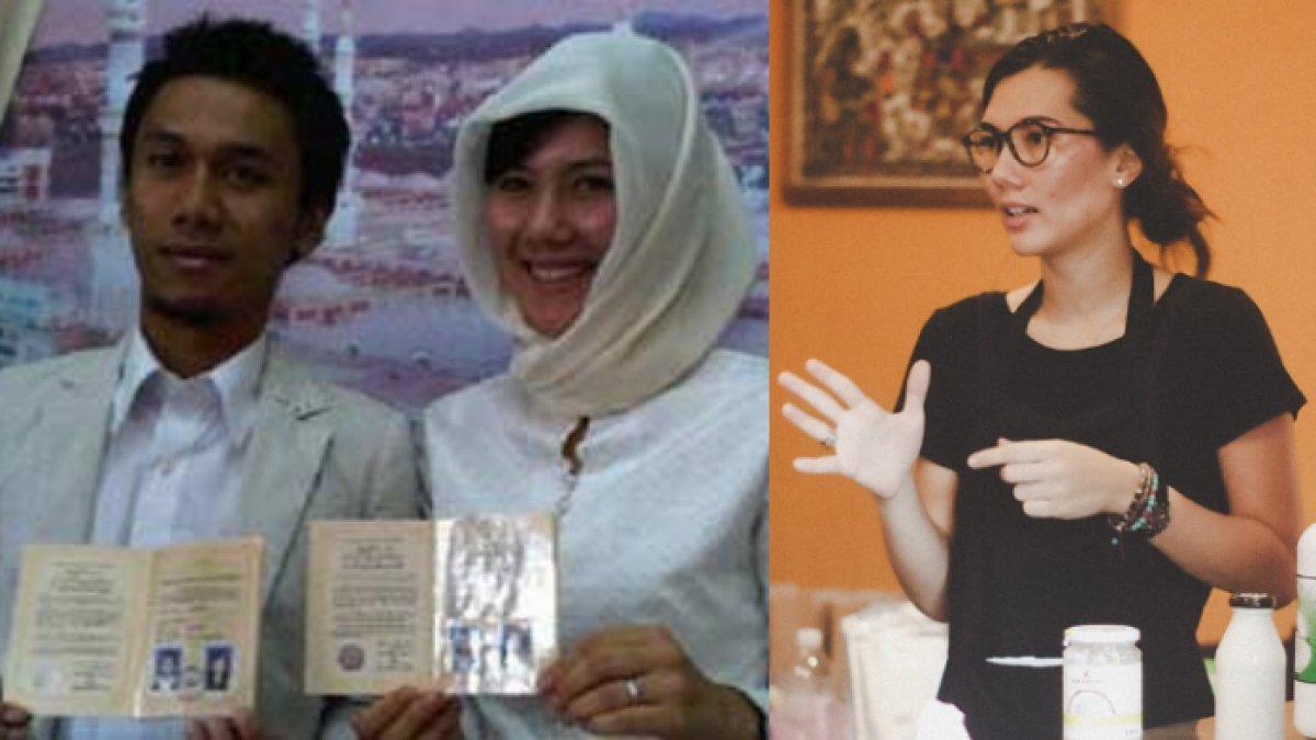 Penjual Jus Ini Ternyata Istri Artis, Dulu Menikah Cukup di KUA ...