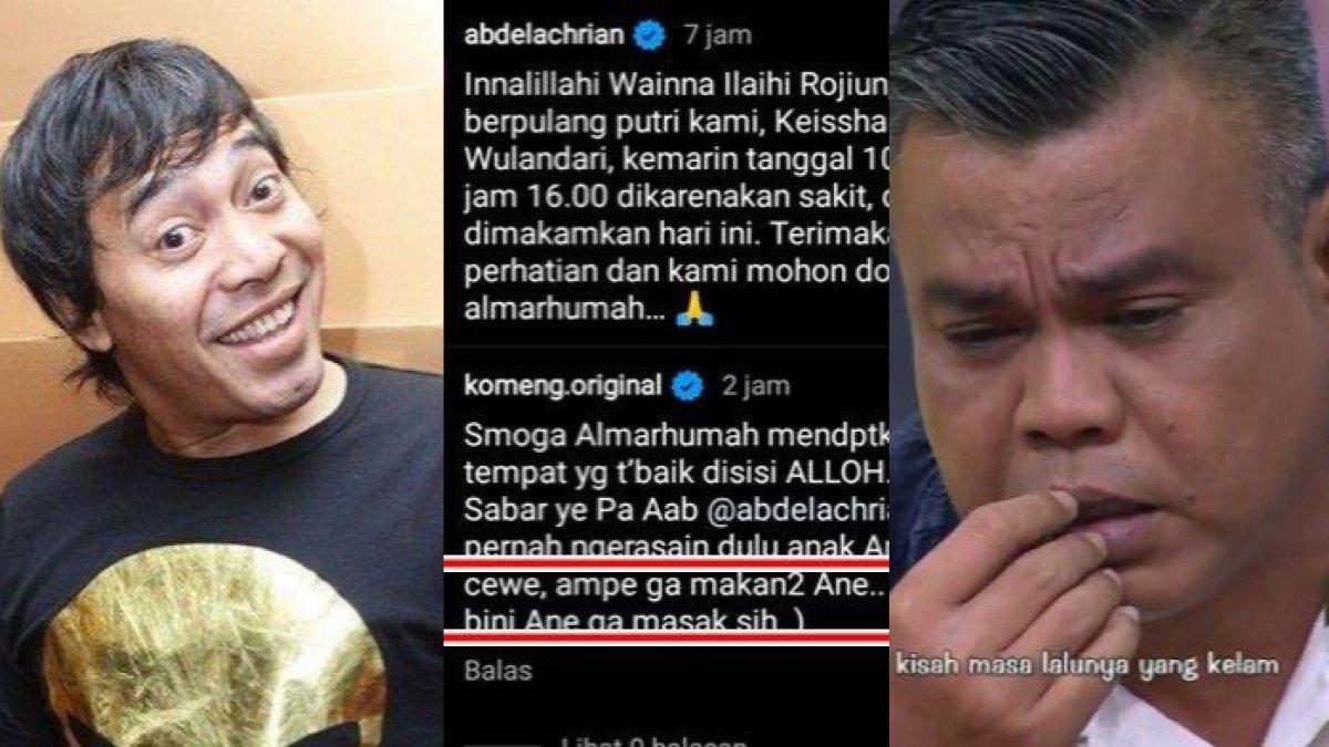 HEBOH Komentar Komeng Beri Ucapan Duka ke Abdel Sachrian, Jauh dari Kata Haru, Justru Bikin ...