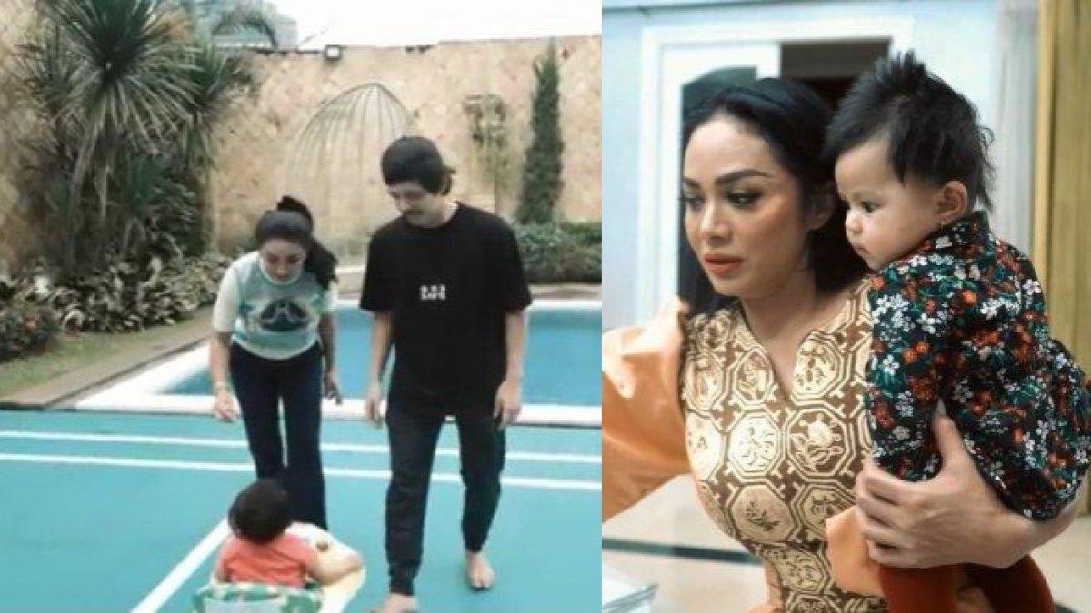 Main ke Rumah Krisdayanti, Ameena Asyik Lakukan Ini dengan Atta, KD ...