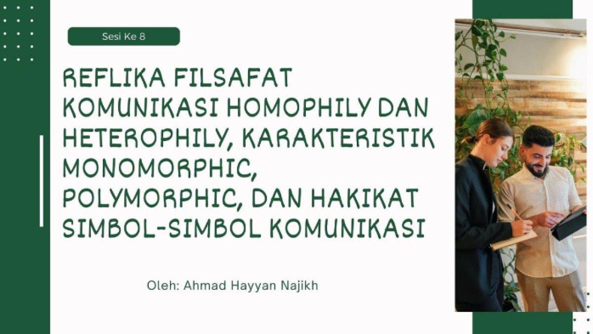 Sebutkan Perbedaan Efektivitas Komunikasi Homophily & Heterophily dalam ...