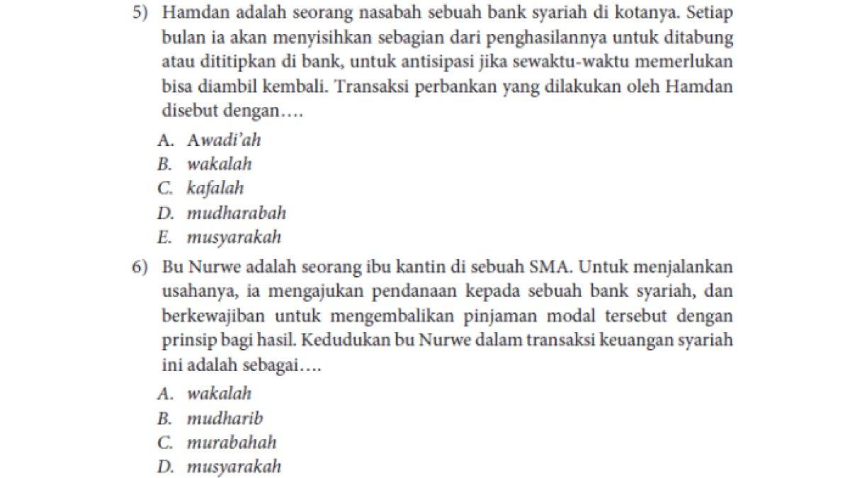 Kunci Jawaban PAI Kelas 10 Hal 118-119 Kurikulum Merdeka: Pengertian Keuangan Syariah Ijarah ...