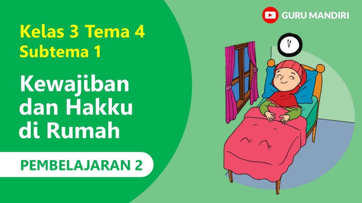 Soal & Kunci Jawaban Tema 4 Kelas 3 SD Halaman 2 3 4 Buku Tematik ...