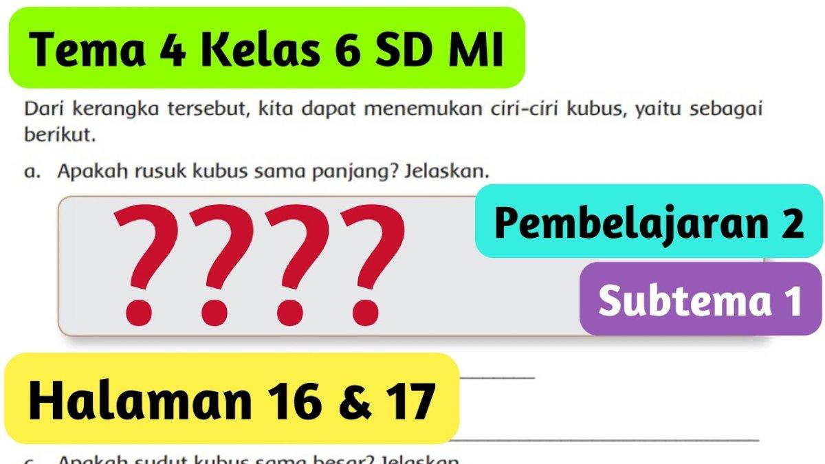 Ada Apa Saja Globalisasi di sekitarku? Kunci Jawaban Tema 4 Kelas 6 SD Halaman 16 17 ...