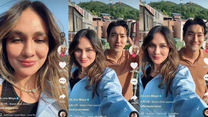 Pamer Foto Bareng Aktor Korea Selatan Siwon Choi Begini Reaksi Luna ...