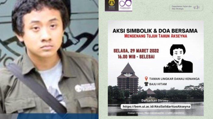 MISTERI Kematian Akseyna, 7 Tahun Belum Terpecahkan, Mahasiswa UI Gelar ...