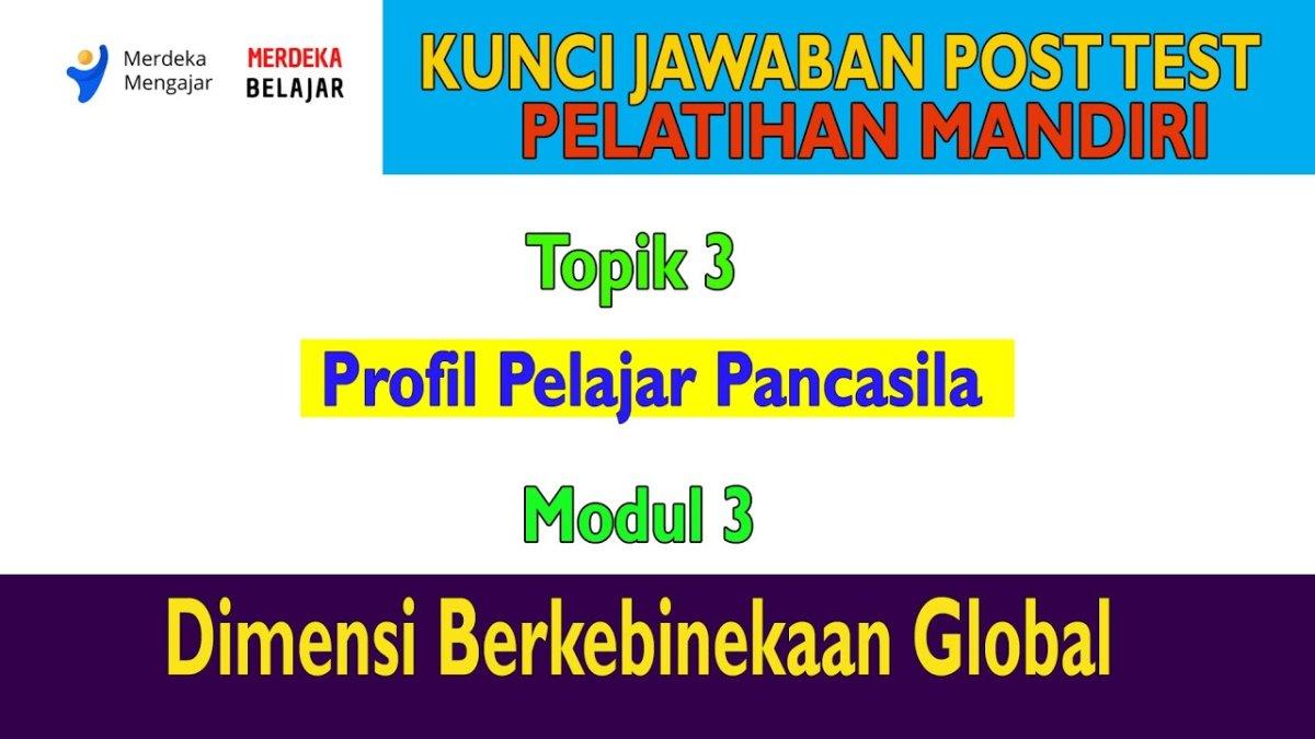 Apa Elemen-Elemen Dimensi Berkebinekaan Global? Jawaban Modul 3 Dimensi ...