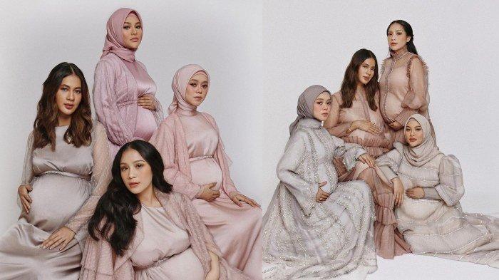 PESONA Nagita Slavina, Aurel, Paula Verhoeven & Lesti Kejora Foto Bareng, Tuai Pujian hingga ...