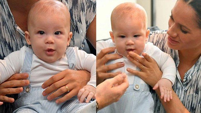 7 Foto Archie, Anak Meghan Markle & Pangeran Harry Saat Tur, Air Liur ...