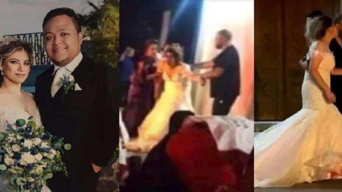 Histeris Pengantin Wanita Suami Terkapar Ditembak Di Hari Pernikahan