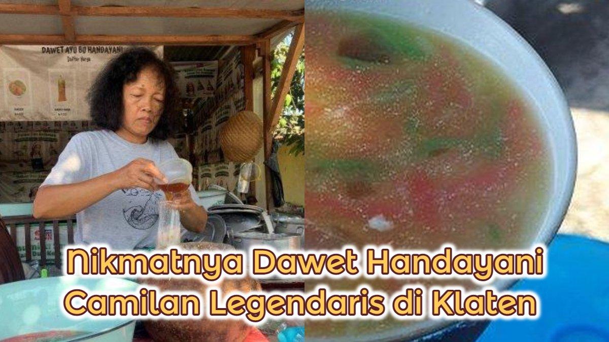 Di Klaten Jawa Tengah Ada Dawet Legendaris Buka Sejak 1987, Enak dan ...