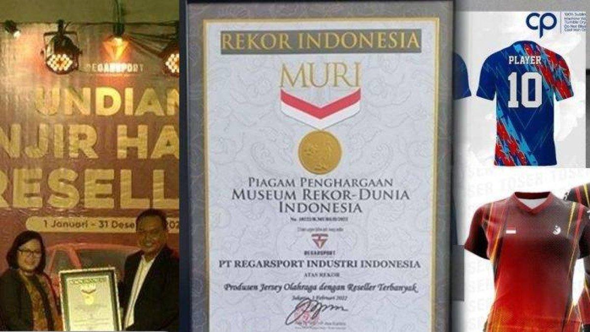 Regarsport Pecahkan Rekor MURI Sebagai Produsen Jersey dengan Reseller Terbanyak di Indonesia ...