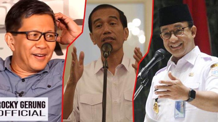 Soal Banjir di Jakarta, Rocky Gerung: Seharusnya yang Didemo Presiden Jokowi, Bukan Anies ...