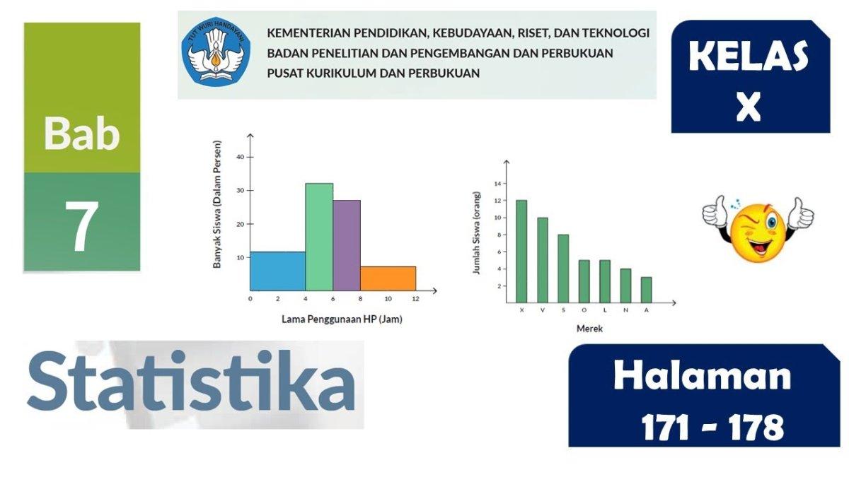 Soal & Kunci Jawaban Matematika SMA Kelas 10 Kurikulum Merdeka: Bab 7 Latihan Soal Statistika ...