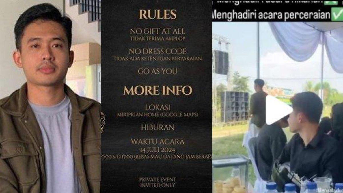 Sosok Rian Maulana, Pemuda Gelar Pesta Perceraian Mewah Rp50 Juta setelah 4 Bulan Nikah ...